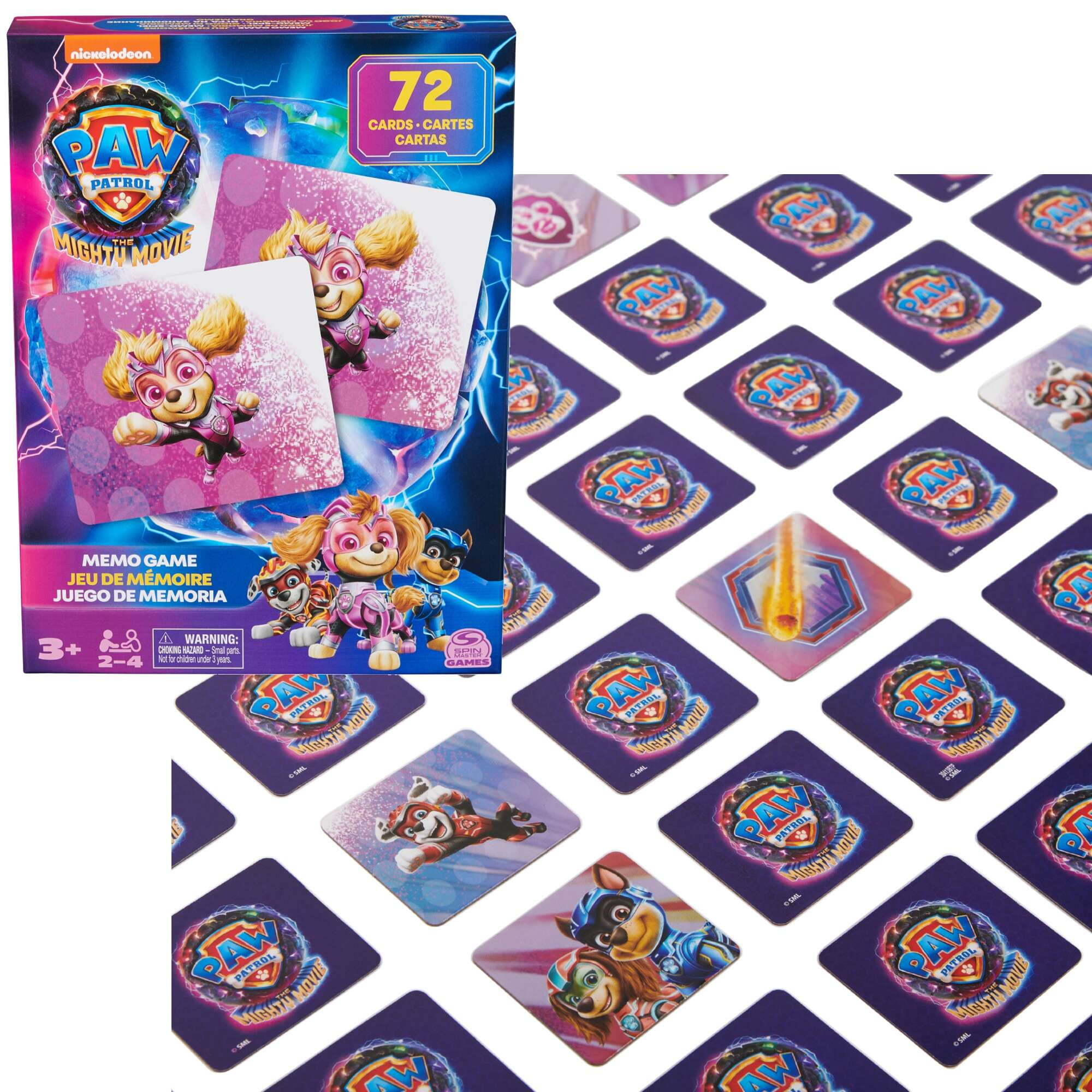 Gra karciana Psi Patrol The Mighty Movie Wielki Film Memo Match Memo | Gry i zabawy